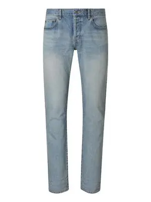 Saint Laurent Faded Slim Jeans - Blue