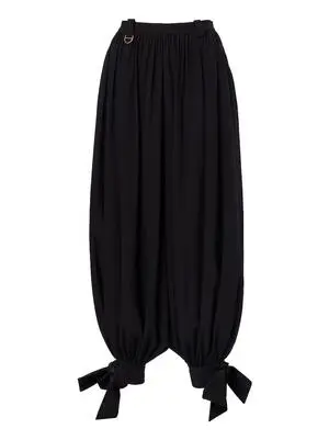 Chloé Silk Crêpe De Chine Balloon Pants - Black