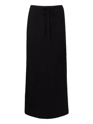 Velvet By Graham & Spencer Beka Linen Maxi Skirt - Black