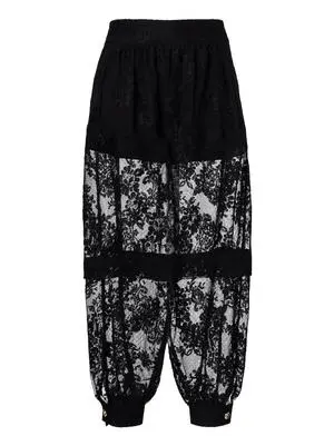 Zimmermann Luna Lace Balloon Pants - Black