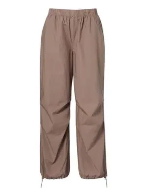 Velvet By Graham & Spencer Brooks Cotton Twill Balloon Pants - Brown