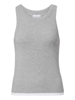 VELVET BY GRAHAM & SPENCER Orion Ribbed-Knit Tank Top