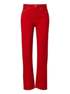 BLAZÉ MILANO Paso Straight Jeans - Red