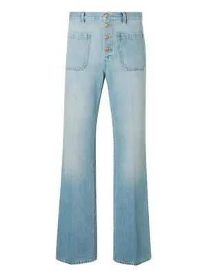 Valentino Garavani Wide-leg Jeans - Blue