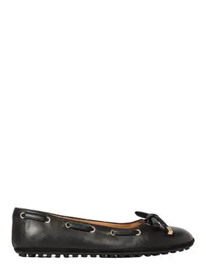 TOD'S Tod's Nappa Ballerinas Black