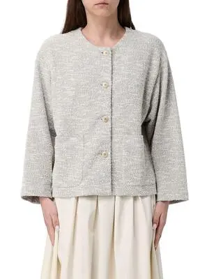 Emporio Armani Textured Button-detailed Jacket - Beige