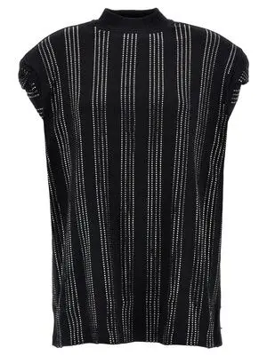 Attico Embellished Top - Black