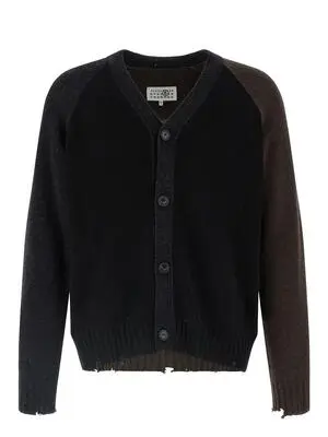 MAISON MARGIELA Color Blocked Cardigan - Multicolor