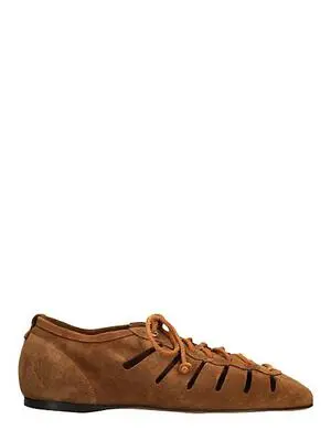 Isabel Marant Étoile Leyza Suede Trainers - Rust