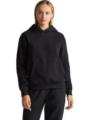 Quince Organic Heavyweight Fleece Boyfriend Hoodie - Black