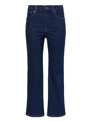 Good American Good Legs Cropped Mini Boot-cut Denim Jeans - Indigo1153