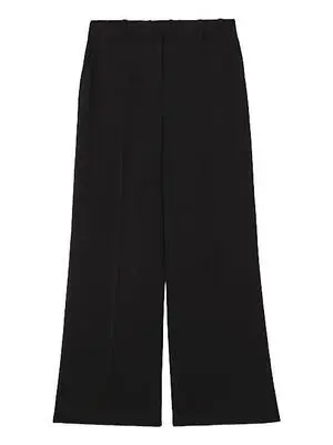 REISS Margeaux Wide-leg Stretch-woven Trousers - Black