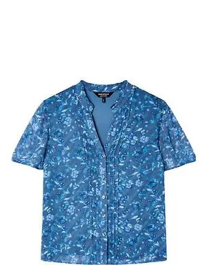 Whistles Ditsy Floral-print V-neck Woven Blouse - Multi-coloured