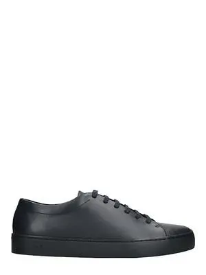 JAK Leather Low-top Trainers - Navy