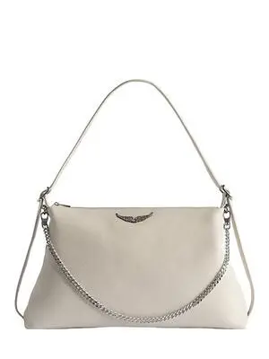 Zadig&Voltaire Jim Leather Shoulder Bag Flash
