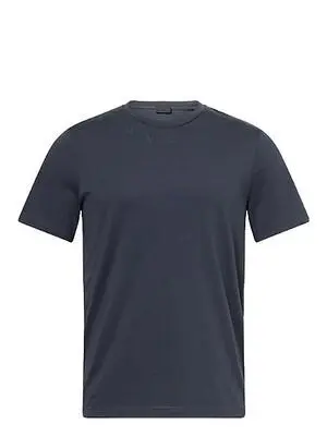 Moncler Badge Crewneck Cotton-jersey T-shirt - Grey