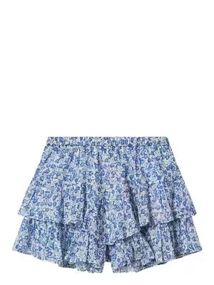 MARANT ETOILE Jocadia Floral-Print Mini Shorts