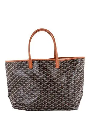 Goyard Saint Louis PM Tote Coated Canvas Brown
