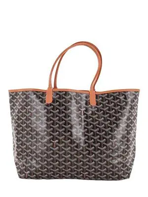 Goyard PM Saint Louis Tote Coated Canvas Brown