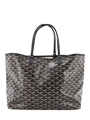 Goyard Saint Louis PM Tote Coated Canvas Black