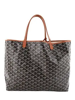 Goyard GM Saint Louis Tote Coated Canvas Brown