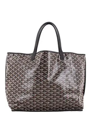 Goyard Gm Anjou Reversible Tote Coated Canvas - Black