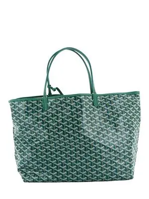 Goyard GM Saint Louis Tote Coated Canvas Green