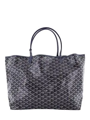 Goyard GM Saint Louis Tote Coated Canvas Blue