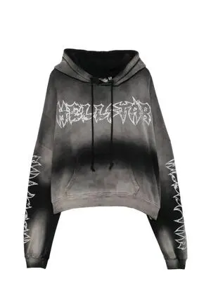 HELLSTAR Graphic Hooded Sweatshirt - Grey
