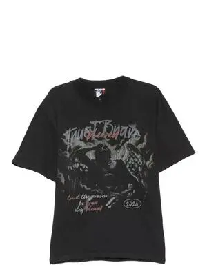 WARMAN Graphic Print T-shirt - Grey