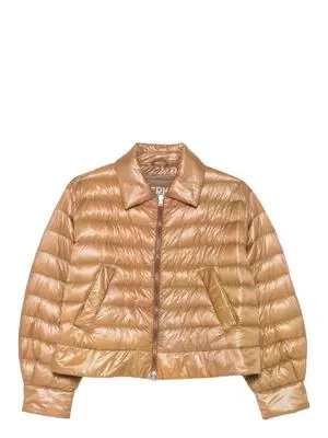 Herno Polo-collar Padded Jacket Neutrals