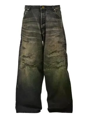 KAMIYA Distressed-effect Jeans - Grey