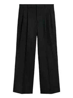 SUNFLOWER Pleated Trousers - Black