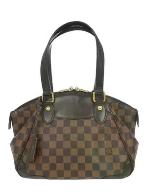 LOUIS VUITTON 2011 Verona Pm Damier Tote Bag - Brown