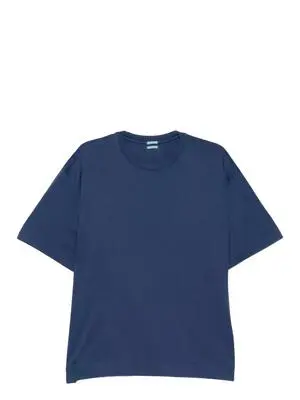 Massimo Alba Short-sleeve Cotton T-shirt - Blue
