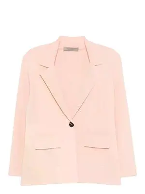 D.exterior Buttoned Pocket Blazer - Pink