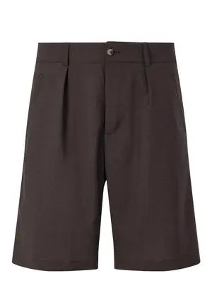 DE BONNE FACTURE Naturalist Straight-Leg Wool Shorts