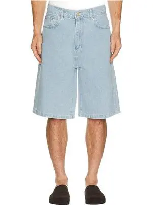 STAN RAY Wide Leg Denim Shorts - Ice Denim Short