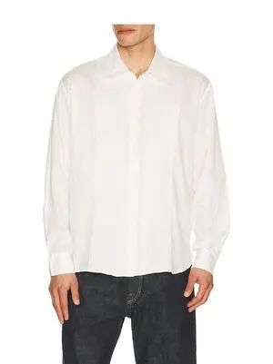 Our Legacy Promise Shirt In White - Ivory Cloud