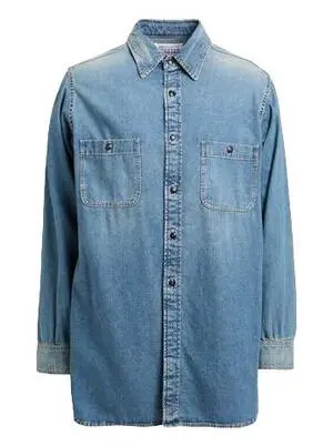 MAISON MARGIELA Denim Shirt Size Cotton - Blue