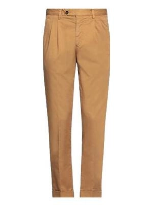 DRUMOHR DRUMOHR Camel Cotton And Elastane Tailored Pants Camel