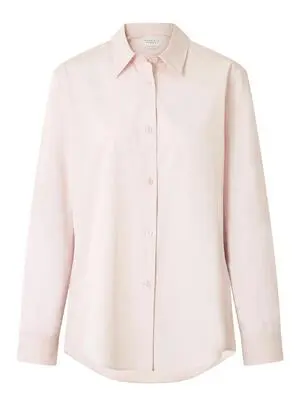 Gabriela Hearst Reyes Cotton-poplin Shirt - Pink