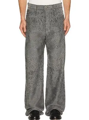Amiri Ma Quad Bandana Baggy Jean - Black