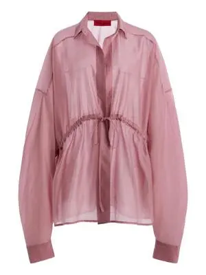THE LATEST Dalida Muslin Shirt - Pink