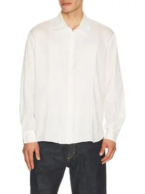 Our Legacy Promise Shirt In White - Ivory Cloud