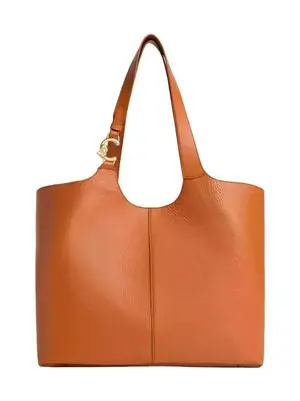 COCCINELLE Coccinelle Large C-Easy Tote Bag Brown