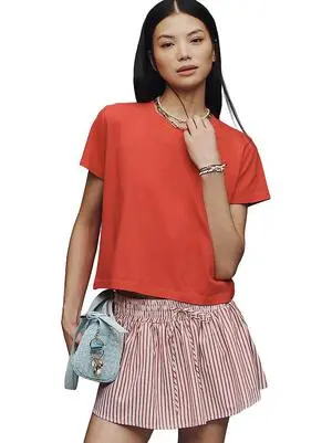 L*Space All Day Short-sleeve Top - Cherry Red