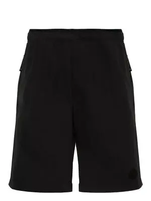Moncler Elasticated-waist Ripstop Shorts - Black