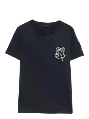 Moncler Embroidered T-shirt - Blue