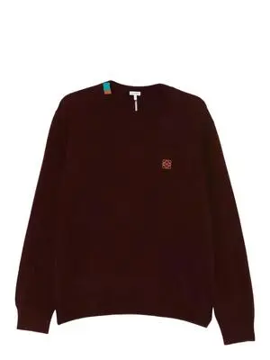 Loewe Logo Crewneck Sweater - Red
